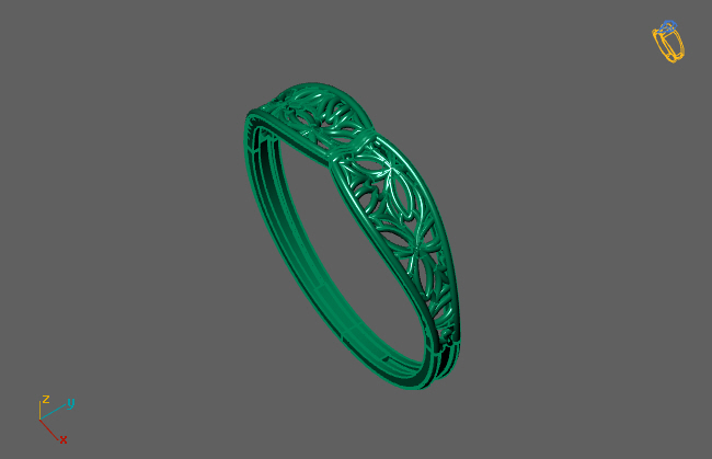 3D file Ring For Women - 3DM RENDER DETAIL 3D PRINT MODEL - 💍 ・3D print ...
