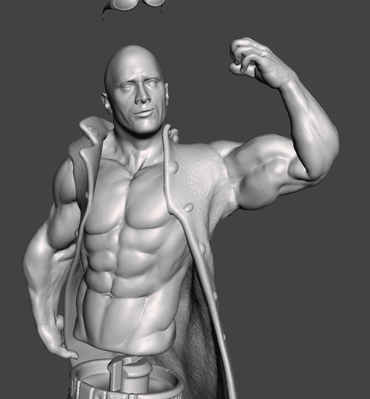 STL file The Rock Dwayne Johnson 🪨 ・Model to download and 3D print・Cults