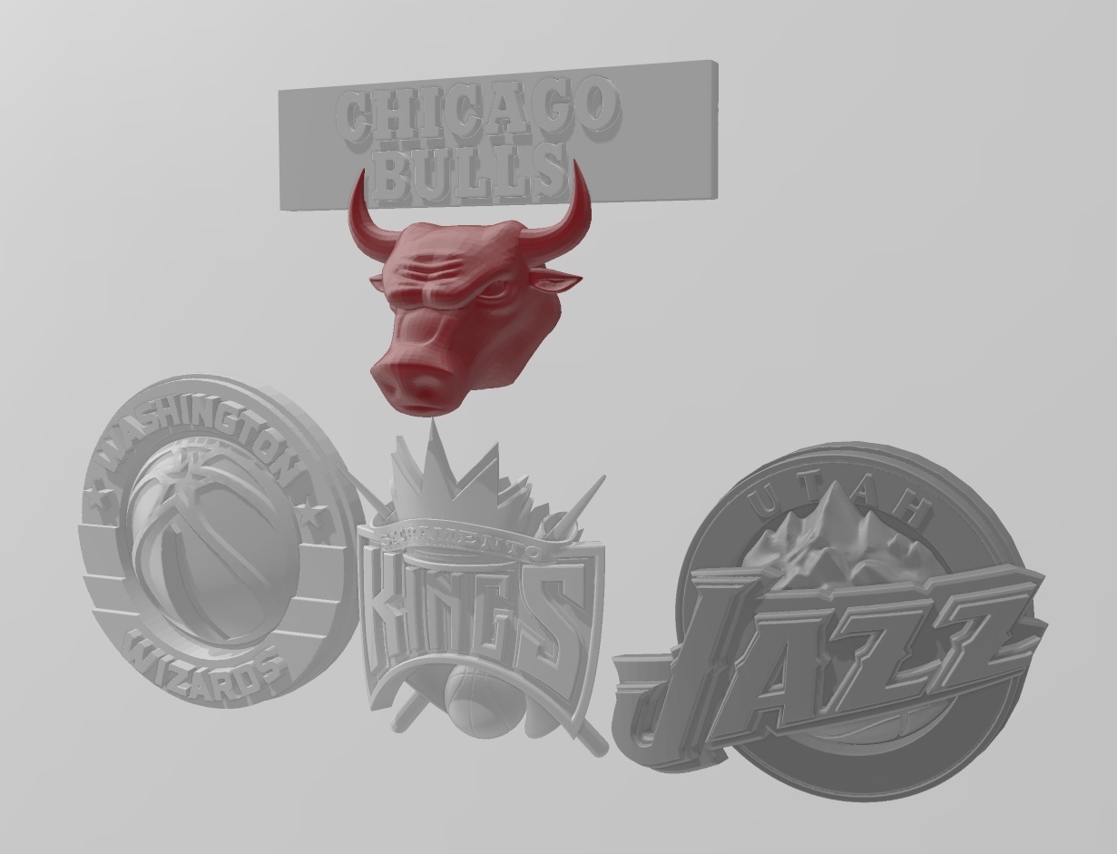 Файл STL NBA LOGO Utah Jazz 🎨 ・Модель для печати в 3D скачать・Cults