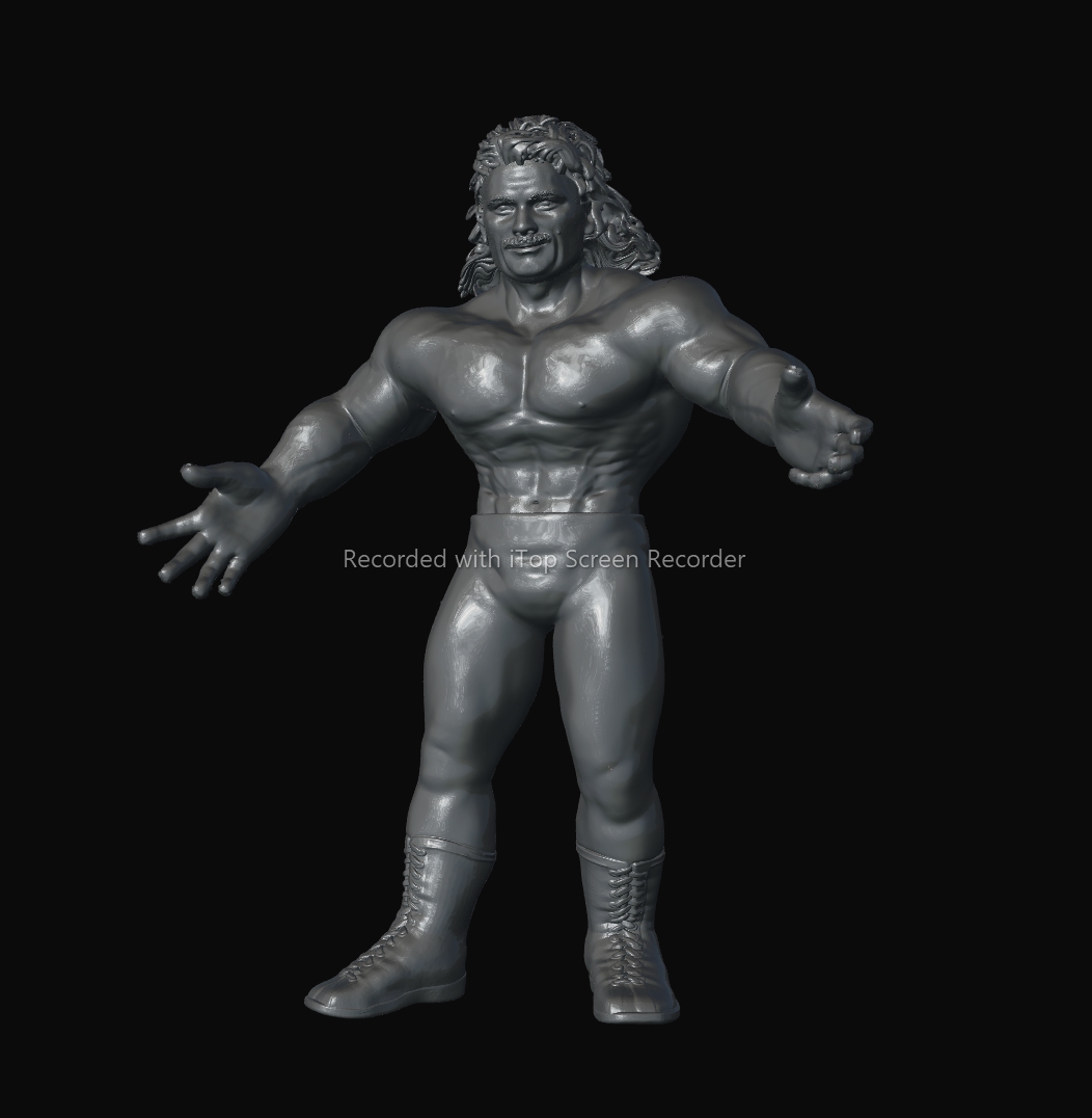 3D file WWF-WWE Costum Rick Rude 🤼 ・3D print design to download・Cults
