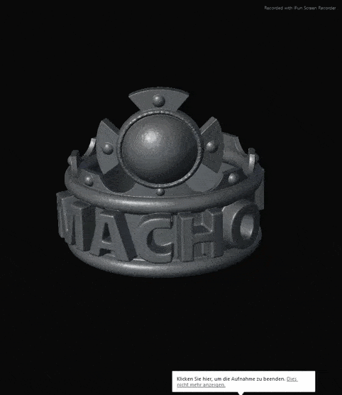 STL file WWF Macho Man ELITE crown 👨 ・3D printer design to download・Cults