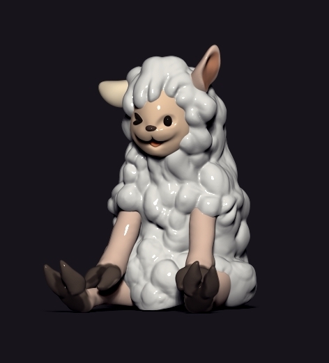 Free STL file 3D Alpaca 🚸 (OBJ)・3D printing idea to download・Cults
