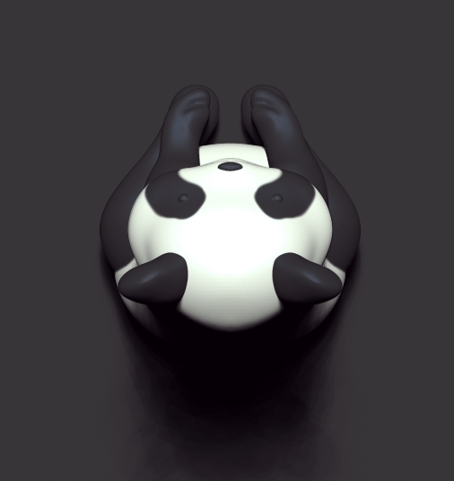 STL file 3D Panda 🐼 (OBJ)・Model to download and 3D print・Cults