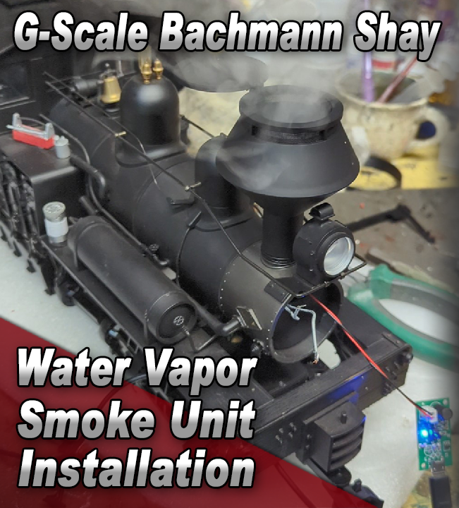🚂 G Scale Bachmann Shay Ultrasonic Mister Mod・Free 3D File for ・Cults
