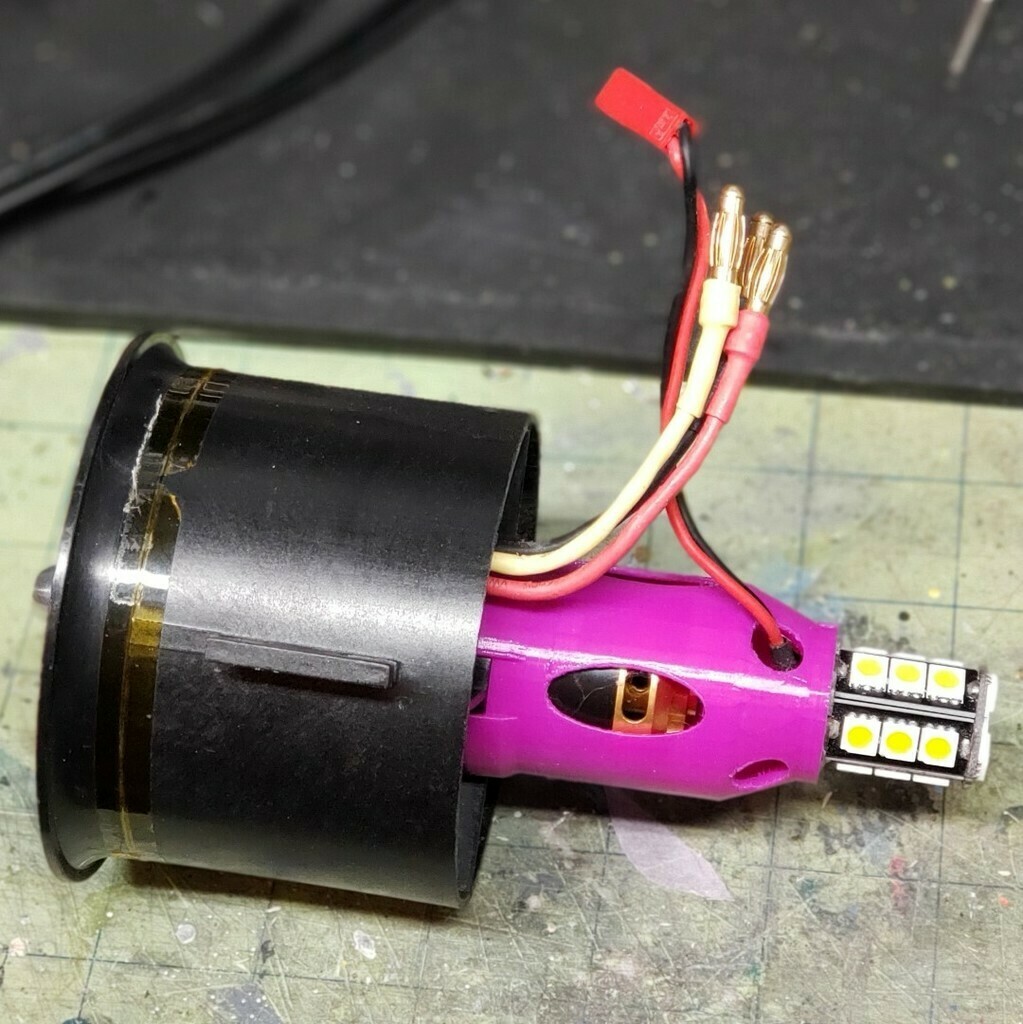 🚁 LED Afterburner Adapter for Freewing 70mm Outrunner EDF・Free 3D File ...