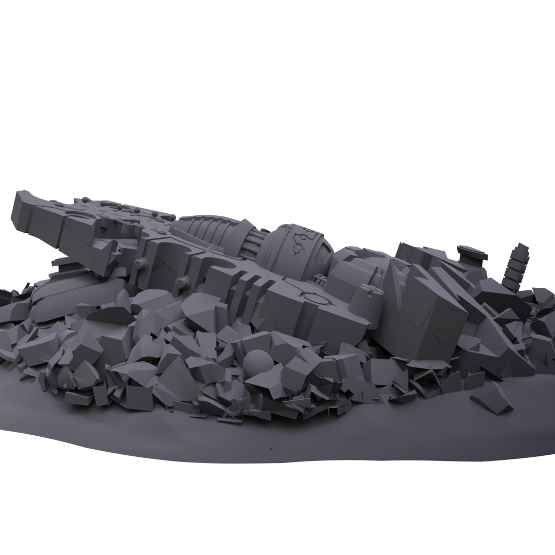 🎲 Ruin convergence Necron・ STL File for ・Cults