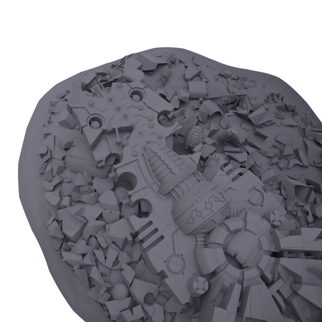 🎲 Ruin convergence Necron・ STL File for ・Cults