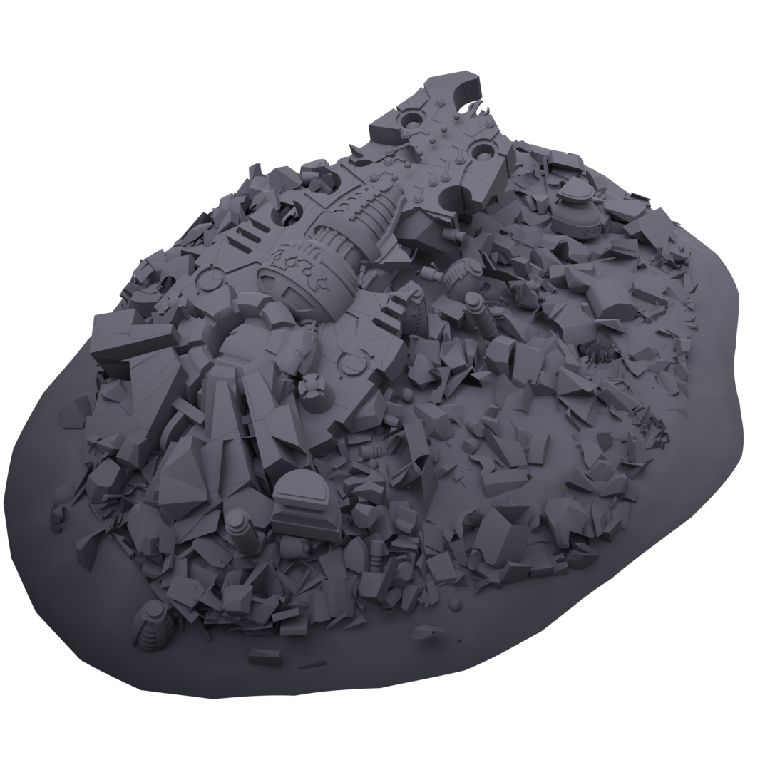 🎲 Ruin convergence Necron・ STL File for ・Cults