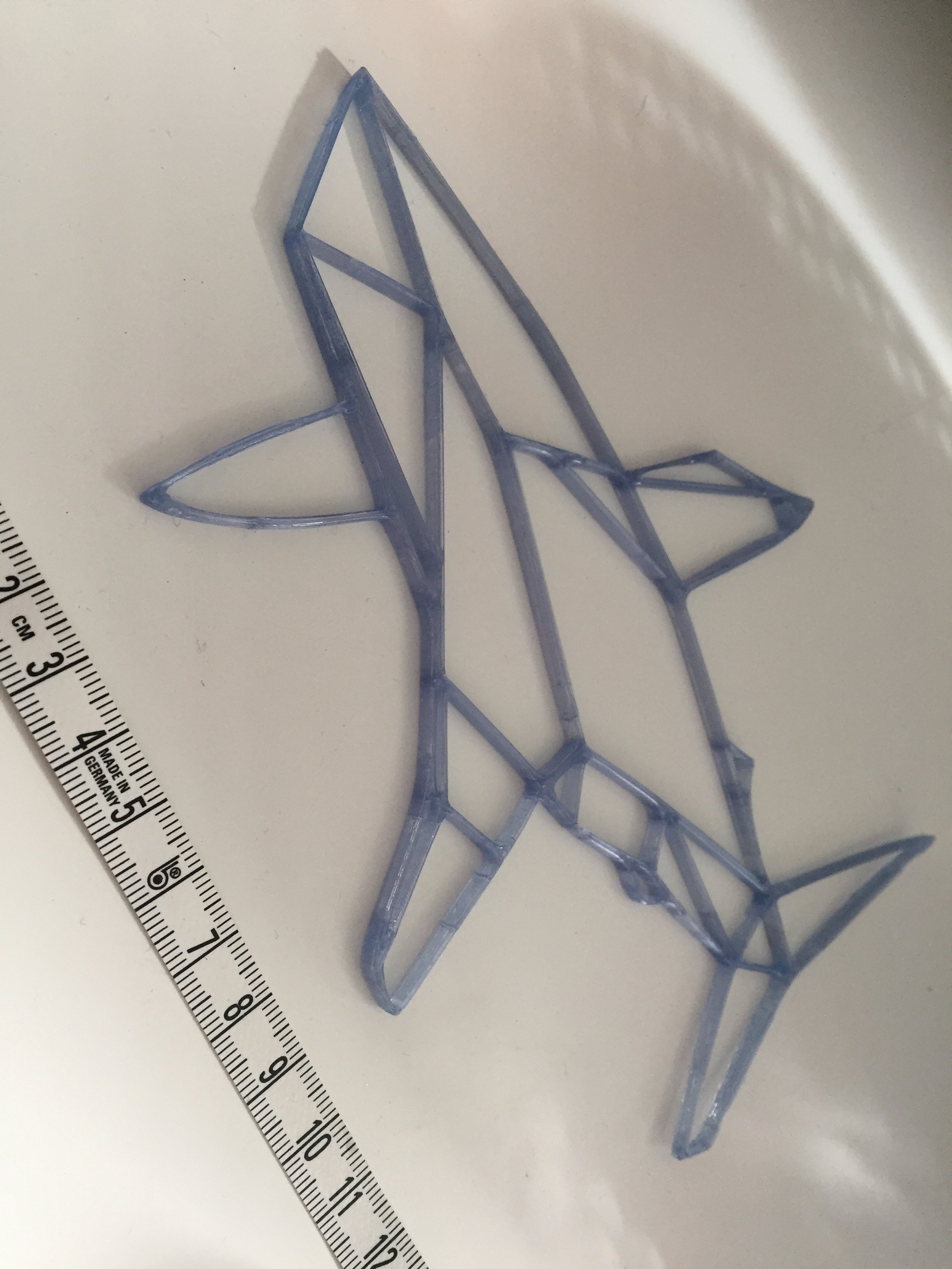 3D print Shark Wall Sculpture 2D・Cults