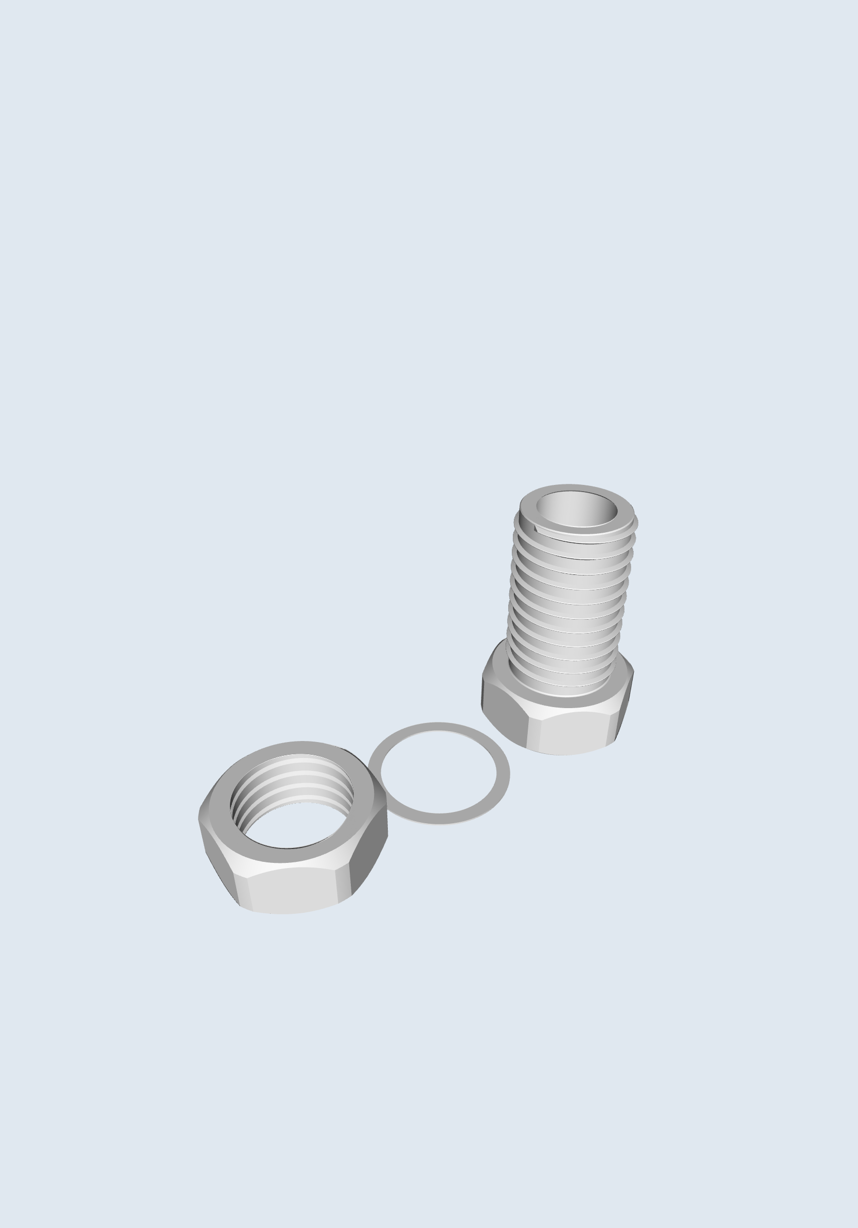 Free STL file Nut and Bolt 🔩 ・3D printer model to download・Cults