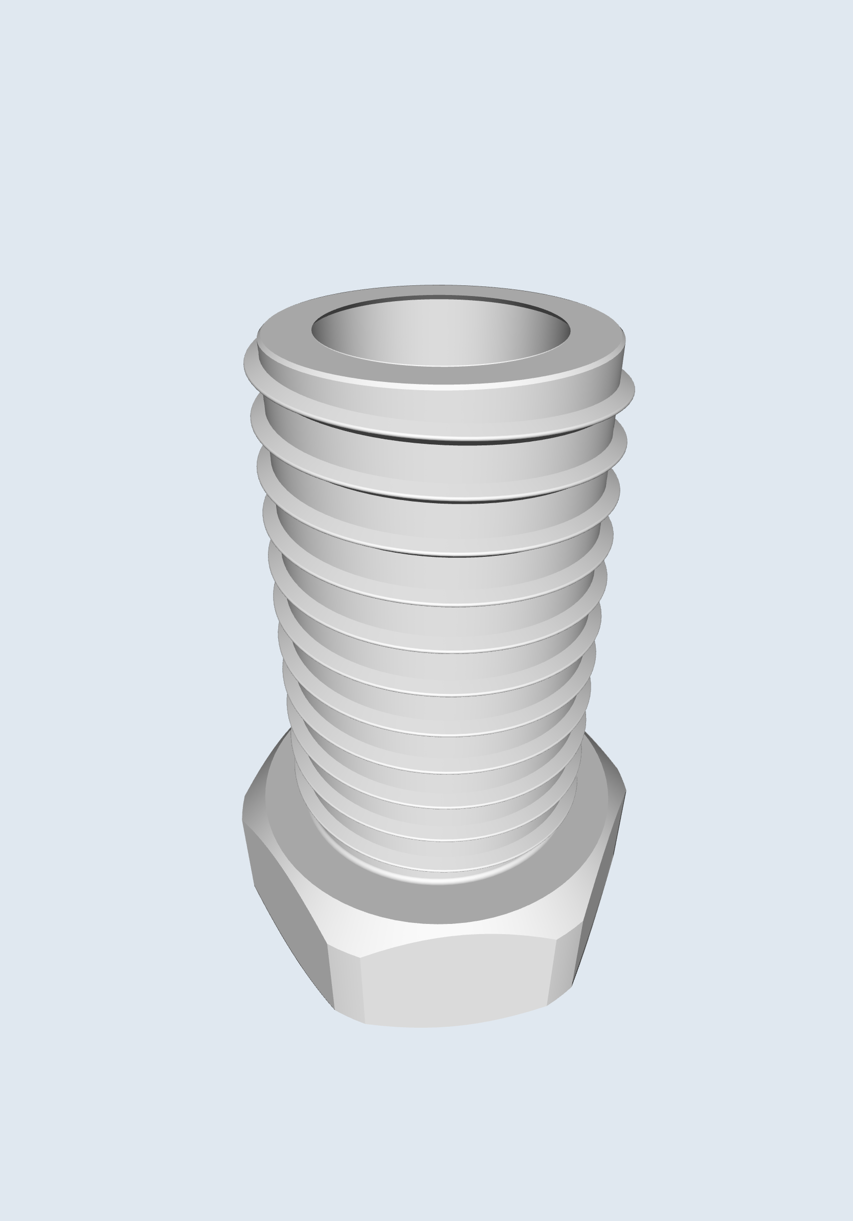 🔩 Nut and Bolt・Free STL File for ・Cults