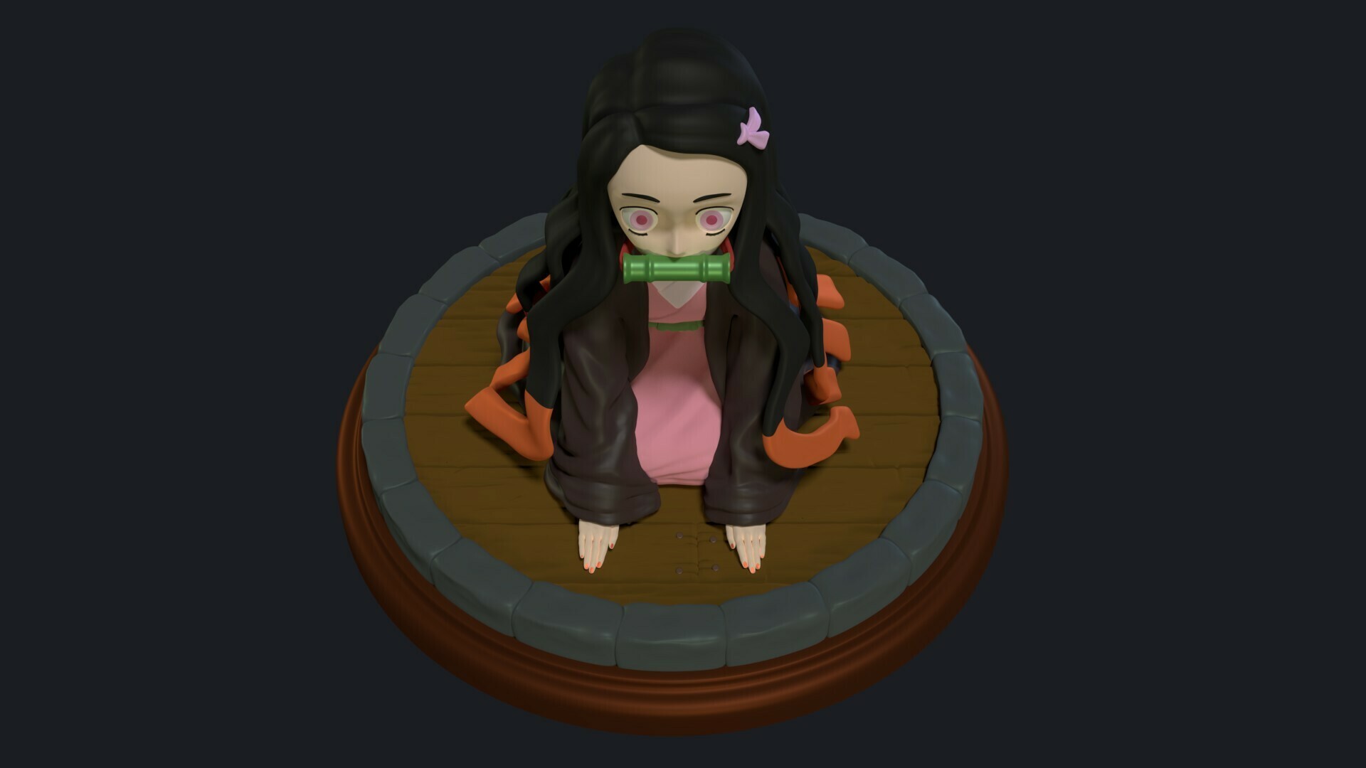3D file Kamado Nezuko - Child 🧒・3D printable model to download・Cults