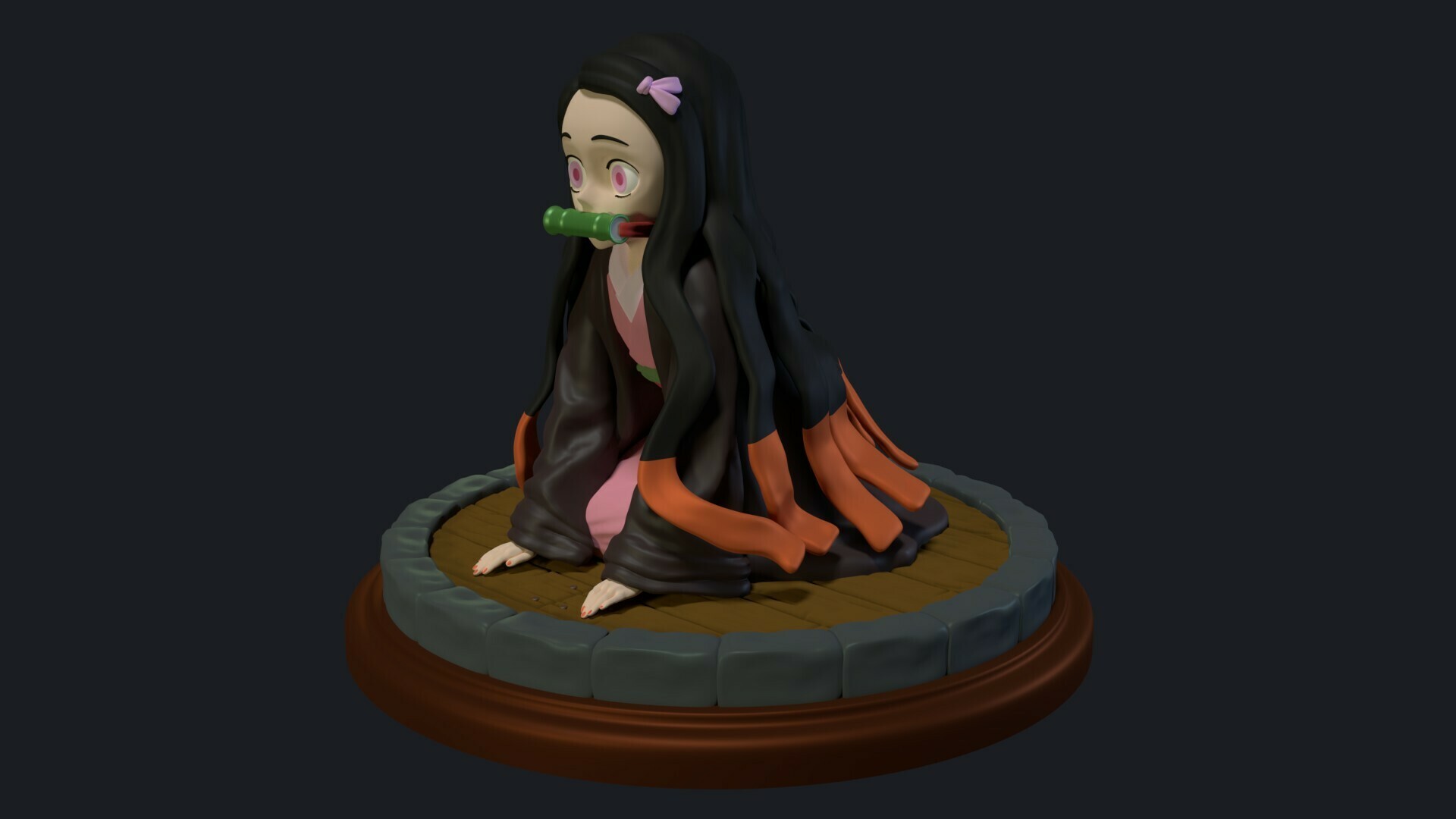 3D file Kamado Nezuko - Child 🧒 ・3D printable model to download・Cults