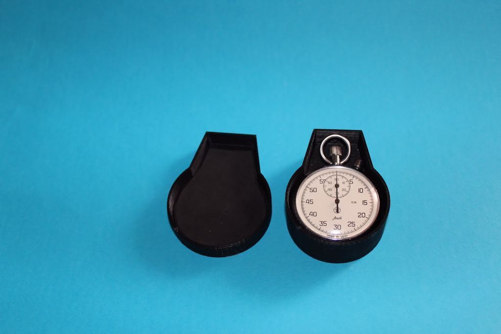 Free STL file Stopwatch Storage Case 55 mm ⏱️ ・3D printable model to ...