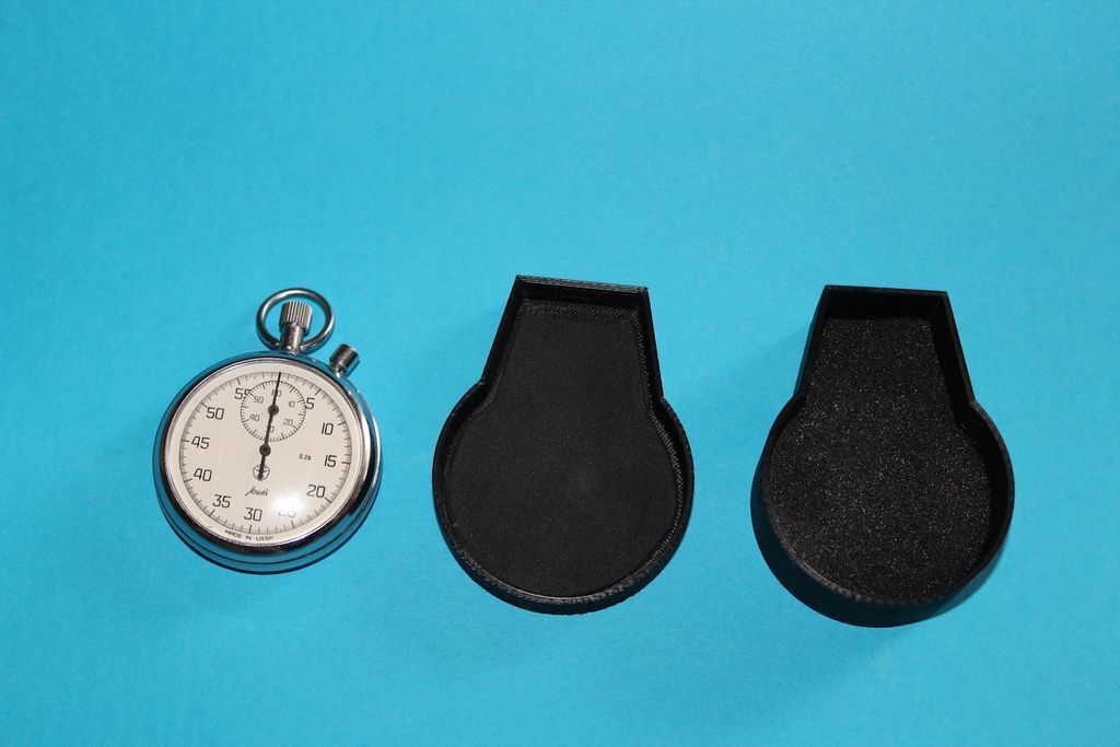 Free STL file Stopwatch Storage Case 55 mm ⏱️ ・3D printable model to ...