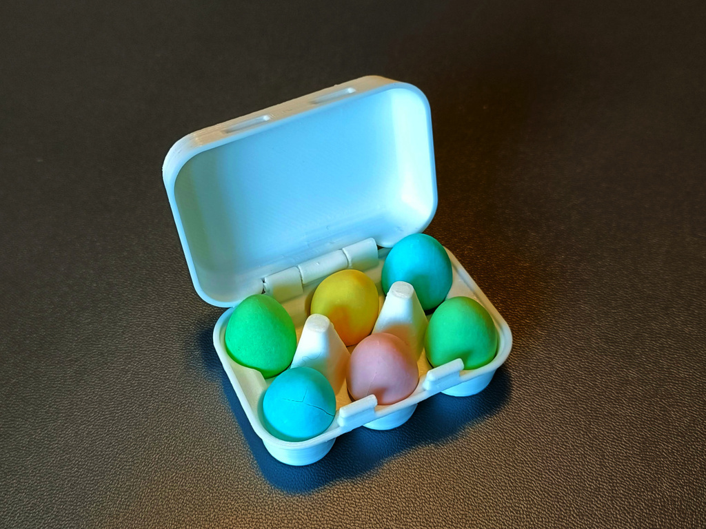 🏠 Mini Eggs Carton・Free 3D File for ・Cults