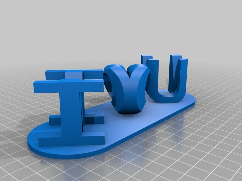 Free STL file Customizable Triple Letter Blocks Illusion 🎨 (SCAD)・Model ...