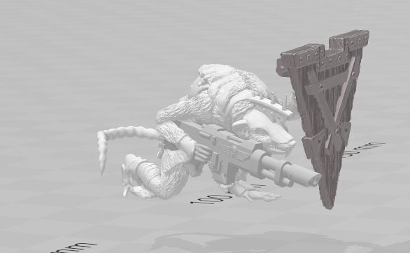 🔫 Skaven Lascannon Sniper Heavy Team・Free STL File for ・Cults