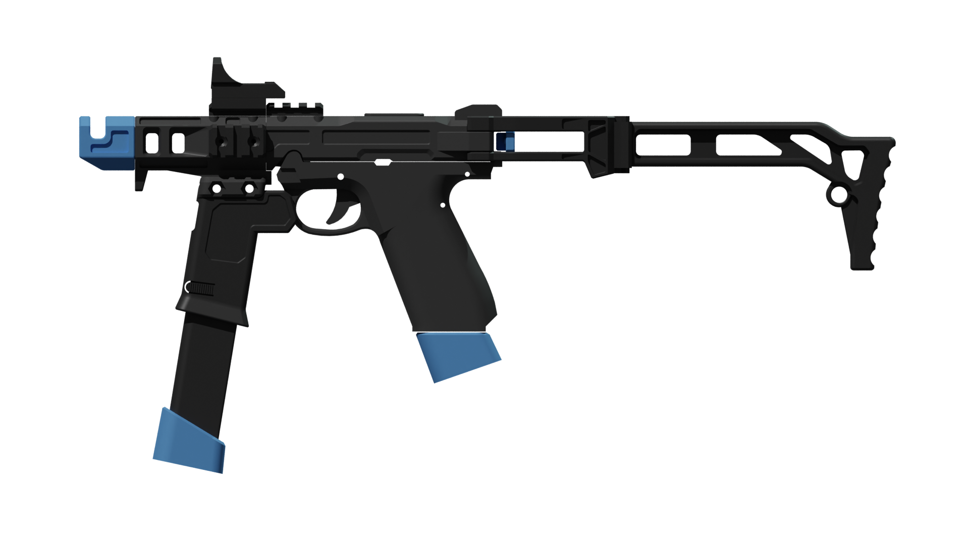 🔫 Airsoft AAP-01 SF Compact SMG KIT・ STL File for ・Cults