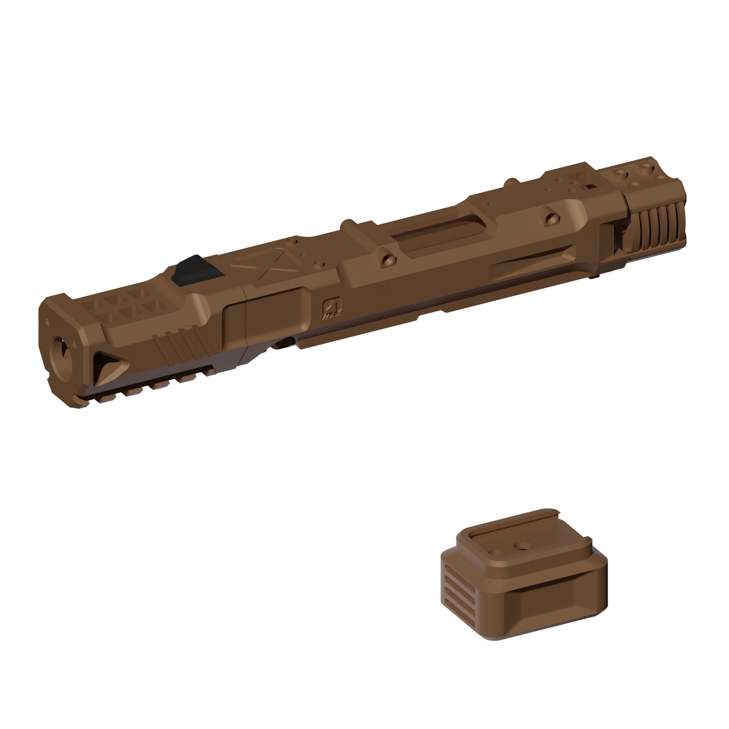 🔫 Airsoft AAP-01 SF dress up kit /w RMR mount・ STL File for ・Cults