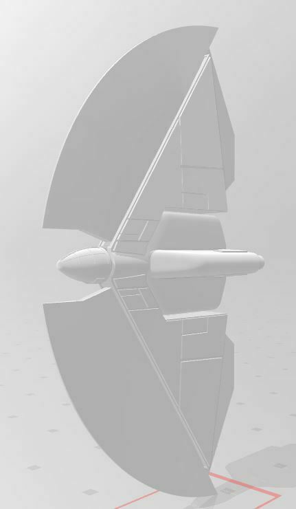 Ahsoka T6 Jedi Shuttle・ STL File for ・Cults