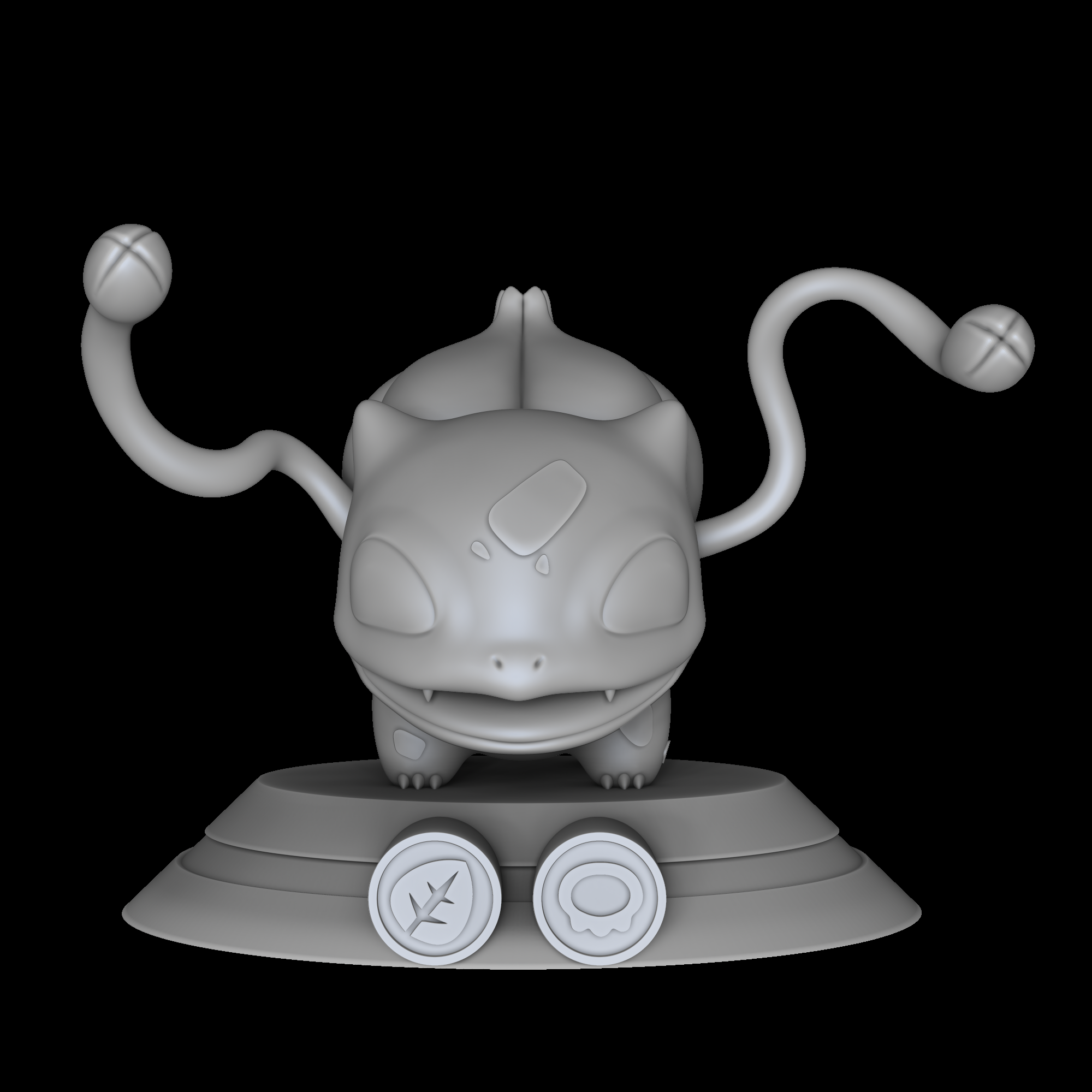 3D file Bulbasaur - Pokemon 🐉 ・3D print object to download・Cults