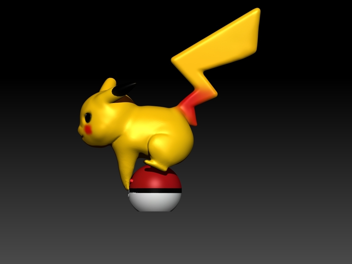 3D file Pikachu PokeBall - METELER 3D 🐉 ・3D printable model to download ...
