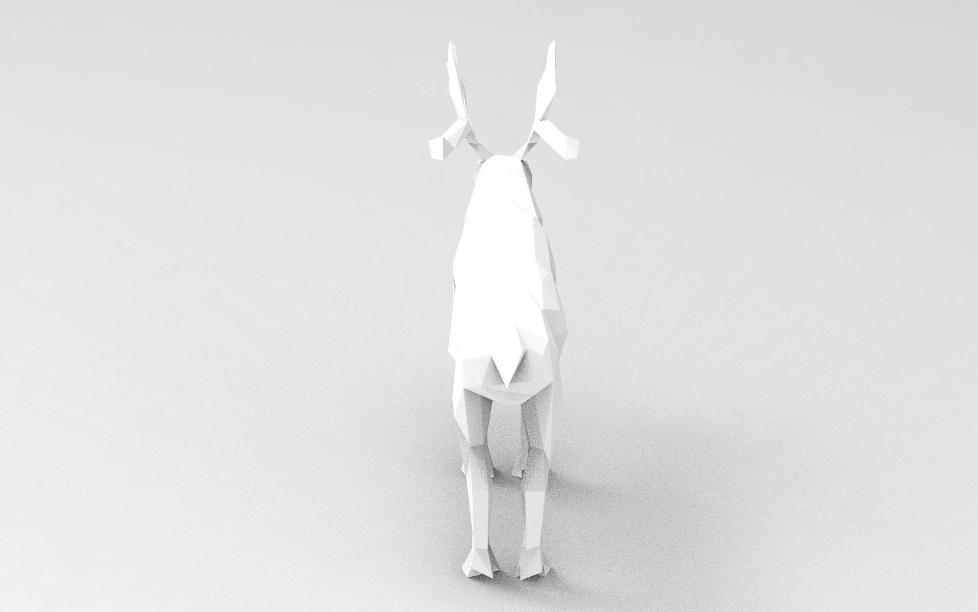 STL file Low Poly Reindeer and Reindeer Head Ready STL - METELER 3D 🦌 ...