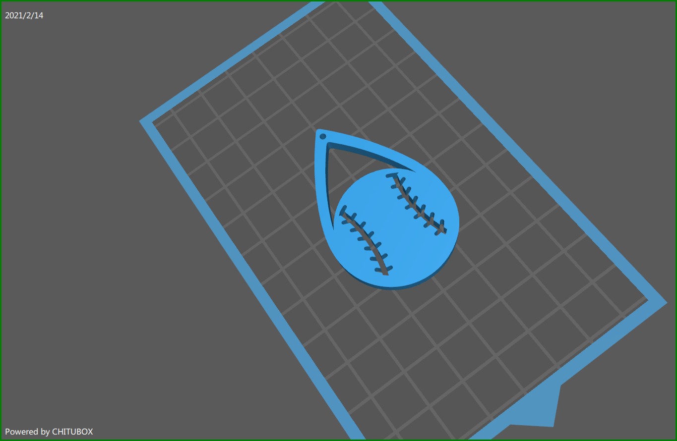 STL file baseball earrings 3 ⚾ ・3D print design to download・Cults