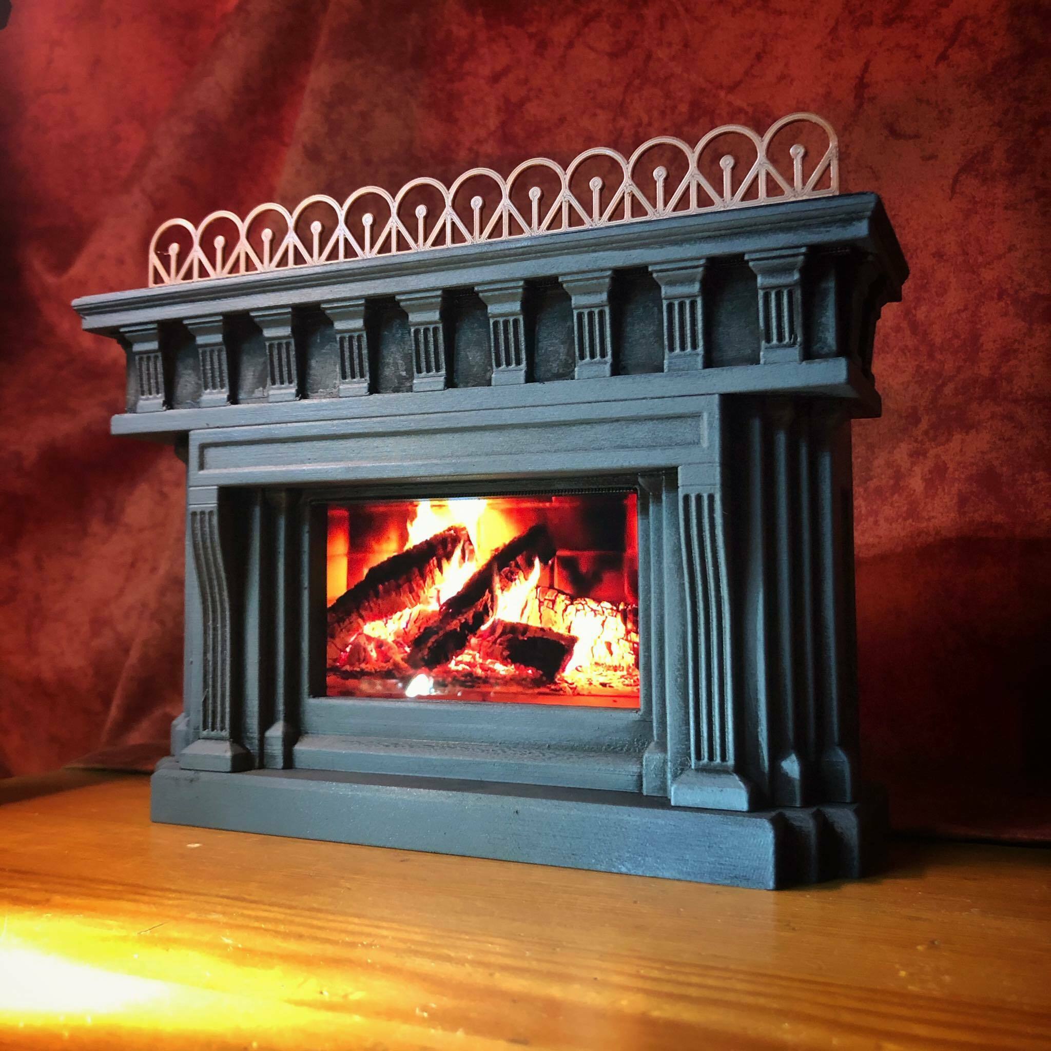 📞 Fireplace for Mobile Phones・ 3D File for ・Cults