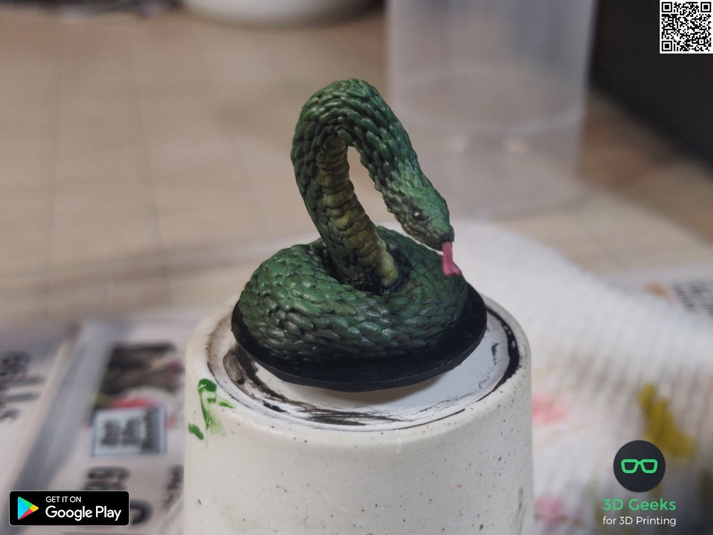 3D printed Giant Snake・Cults