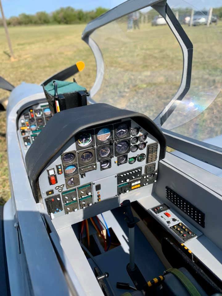 🛩️ Scale Instrument panel for Embraer EMB-312 Tucano / jet combat ...
