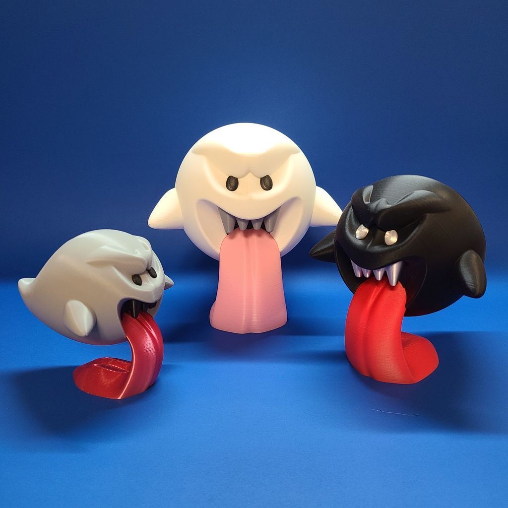 👻 Mario Boo Ghost・Free STL File for ・Cults