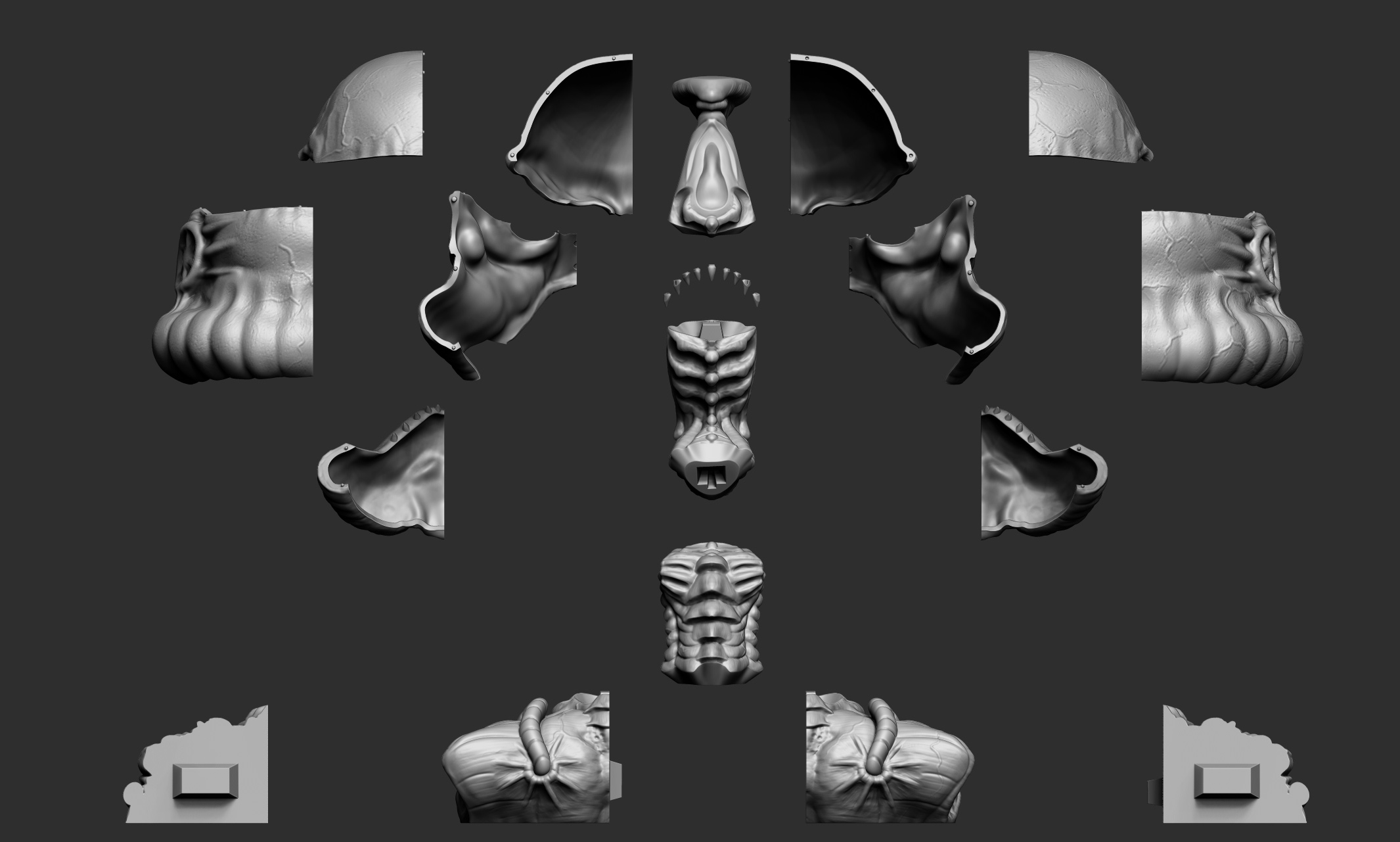 🫡 Exclusive Organic Stormtrooper helmet Star Wars 3D print model・ 3D ...