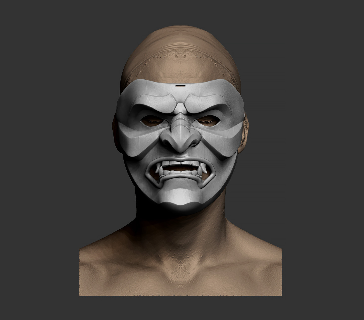 🗡️ Kabuto Japanese Hannya Mask Oni Mask Samurai Mask 3D print model ...