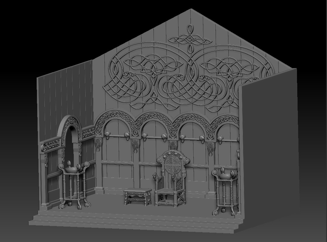 STL file Throne of Rohan 👾 ・3D printable model to download・Cults