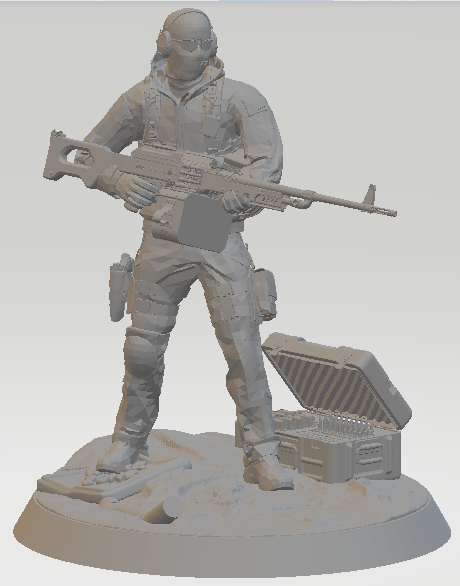 STL file Ghost - warzone 👻 ・3D print model to download・Cults