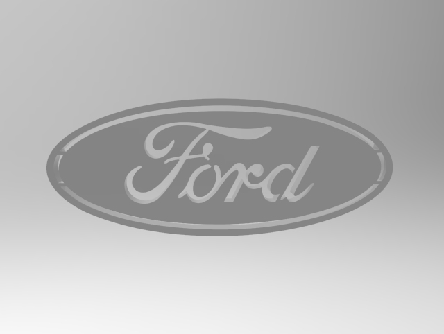 STL file ford logo 🚙 (DXF)・Model to download and 3D print・Cults