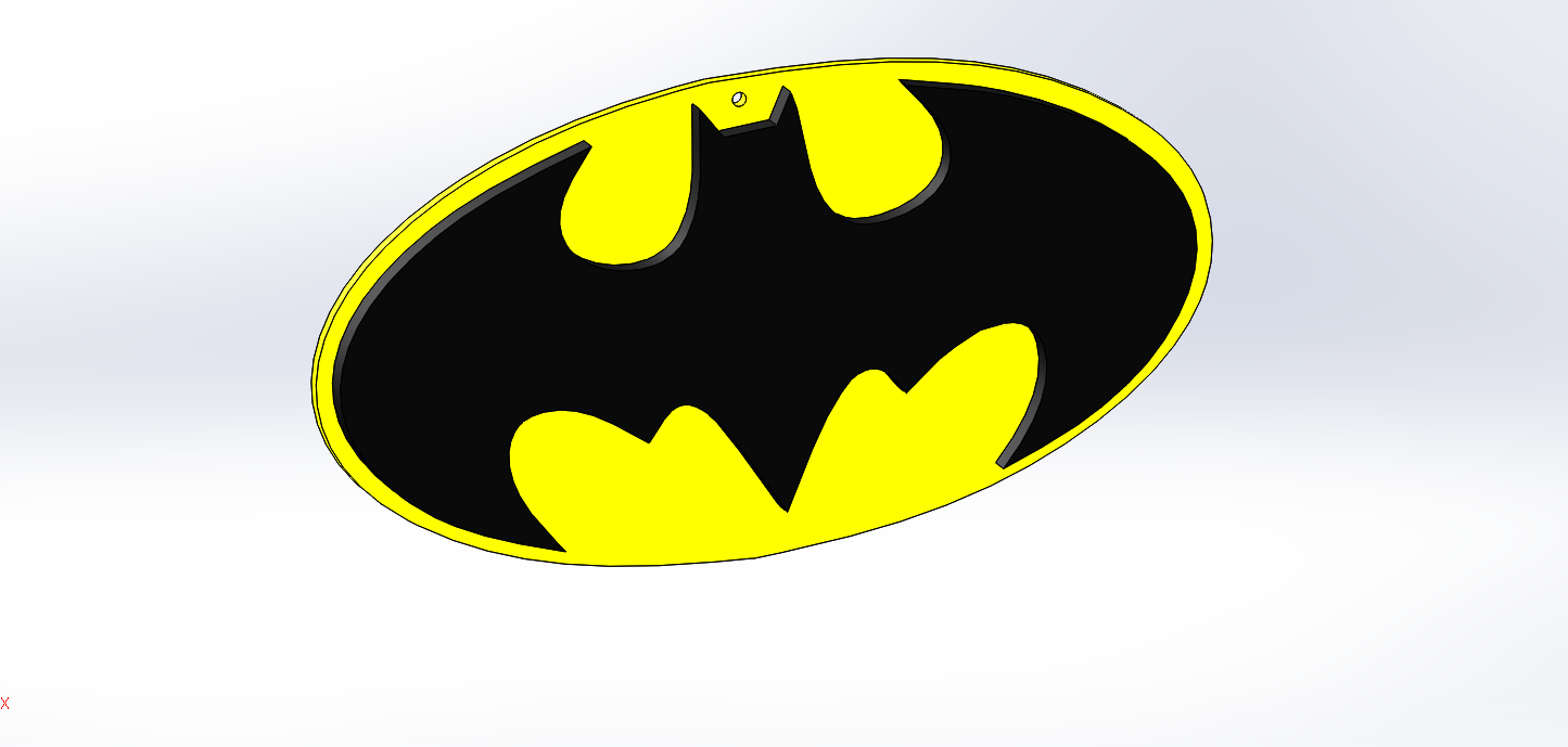 Archivo STL Logotipo de Batman 👽 (DXF y DWG)・Objeto para impresora 3D ...