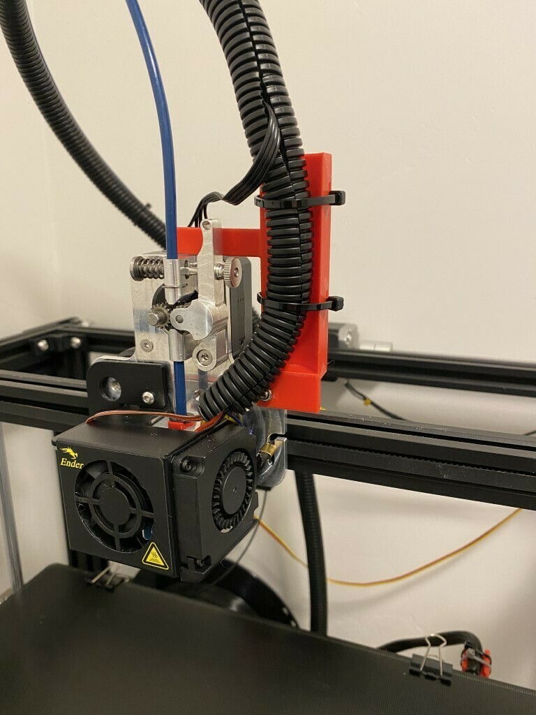 🔌 Cable support for Ender 5 Plus with MicroSwiss Direct Drive・Free 3D File for ・Cults