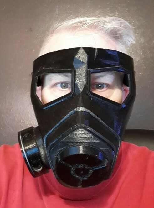 🎭 NCR Ranger Mask - With Screw-on ports・Free STL File for ・Cults