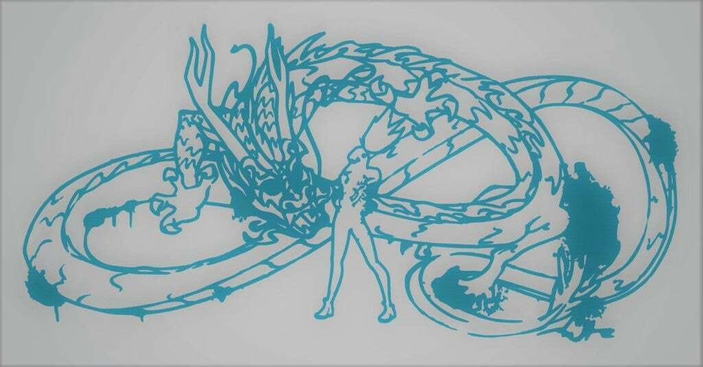 🐉 K/DA Dragon・Free STL File for ・Cults