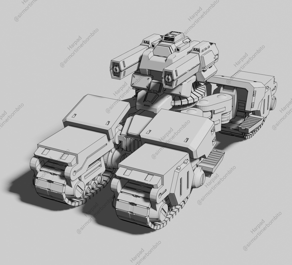 🛰 Harpag・ STL File for 3D printing・Cults