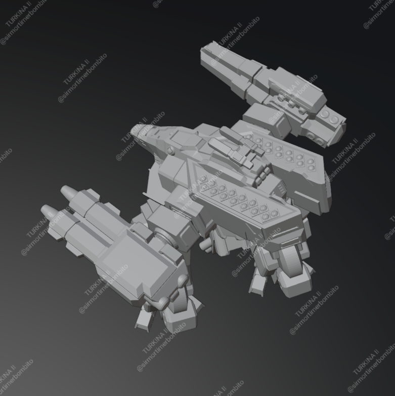 🛰 Turkina II・ STL File for 3D printing・Cults