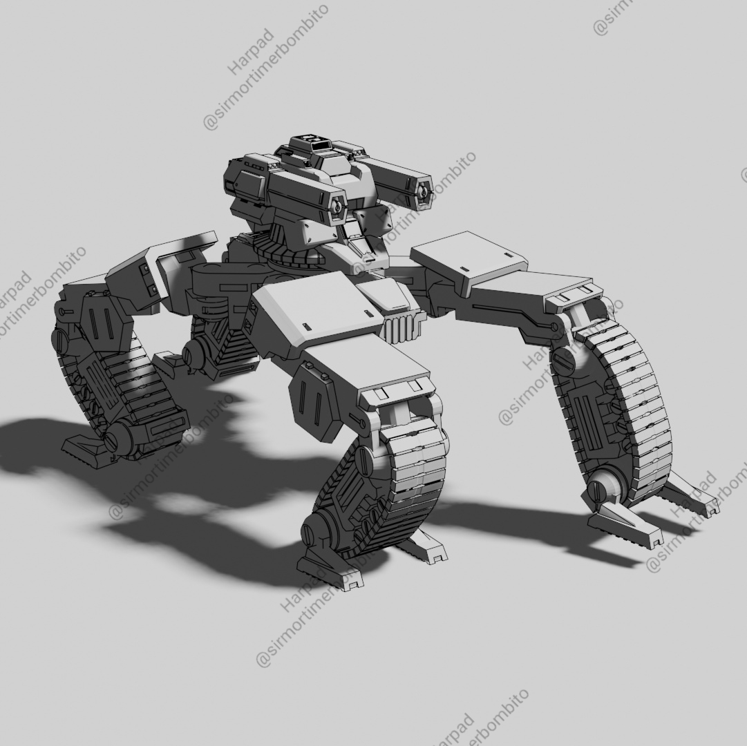 🛰 Harpag・ STL File for 3D printing・Cults
