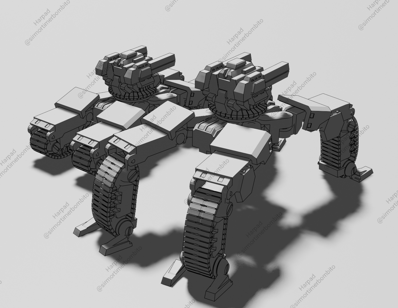 🛰 Harpag・ STL File for 3D printing・Cults