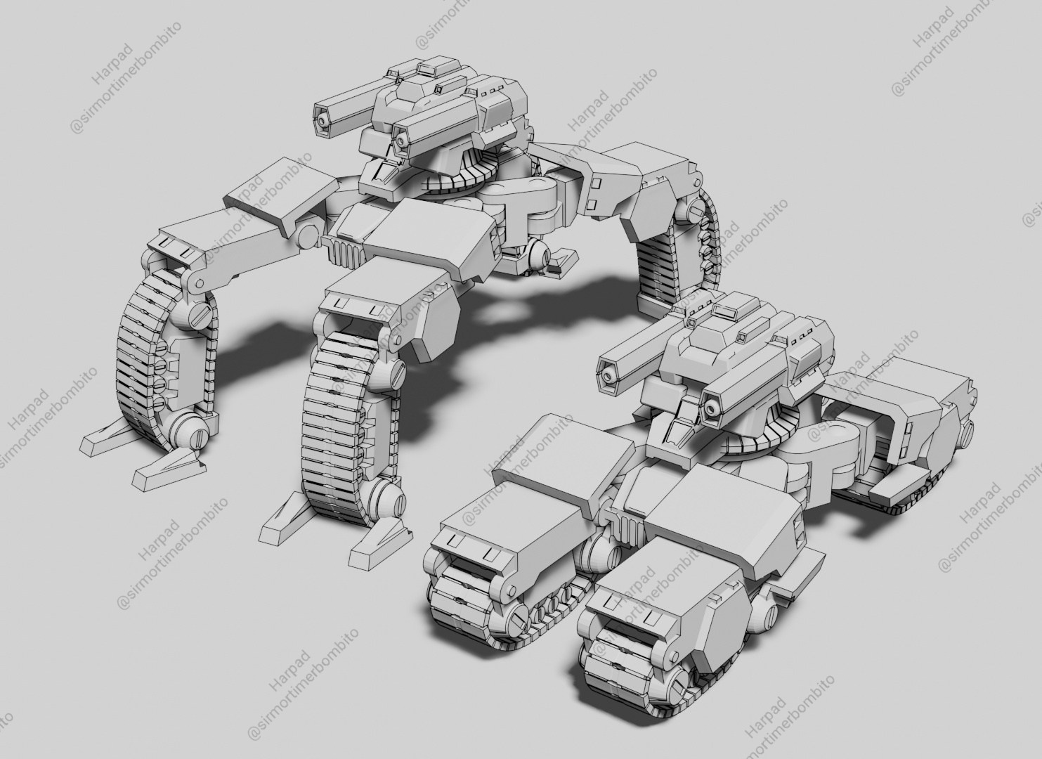 🛰 Harpag・ STL File for 3D printing・Cults