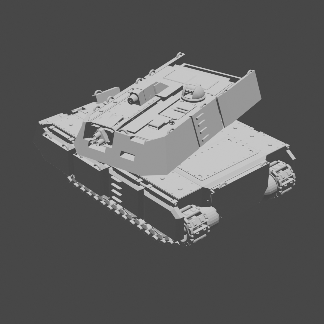 🪖 OAAA anti-aircraft tank・ STL File for 3D printing・Cults