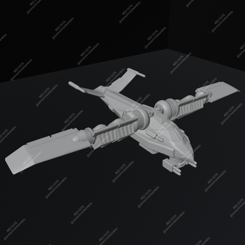 🚁 Red Cute・ STL File for 3D printing・Cults