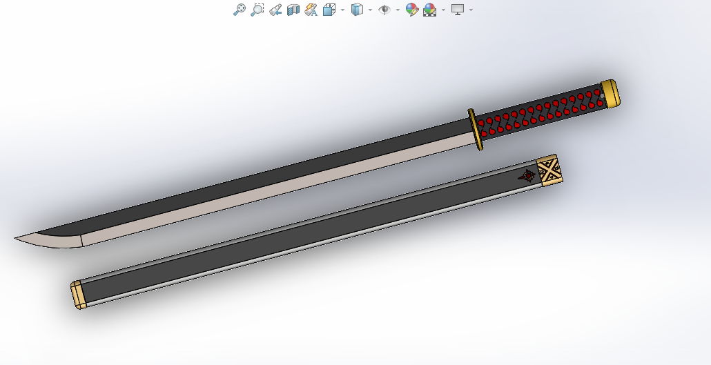 👽 Katana 3D Design (Personalized)・ STL File for ・Cults